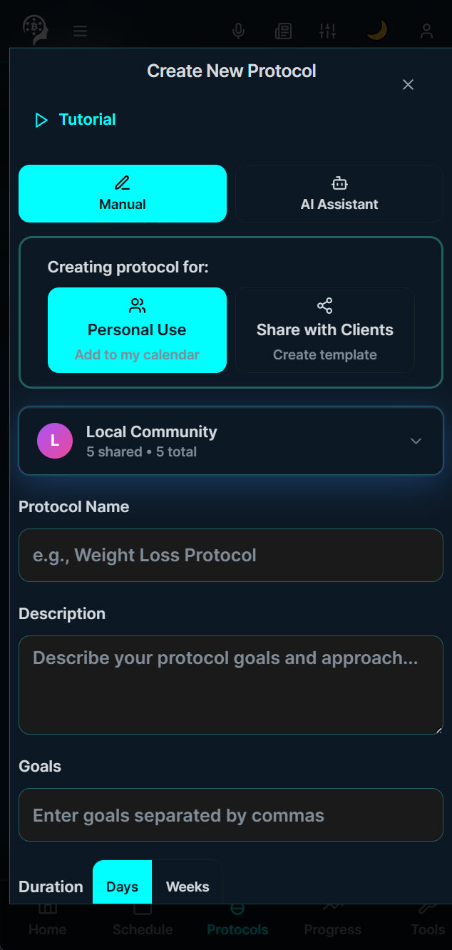BetterHumanz - Peptide Protocol Manager